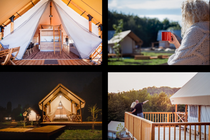 Poznáte glamping? Už aj na Slovensku môžete vymeniť skromné stanovanie ...